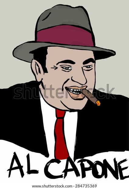Al Capone Stock Illustration 284735369