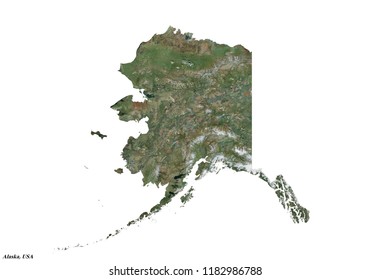 Alaska Map 3d Rendering Stock Illustration 1182986788 | Shutterstock
