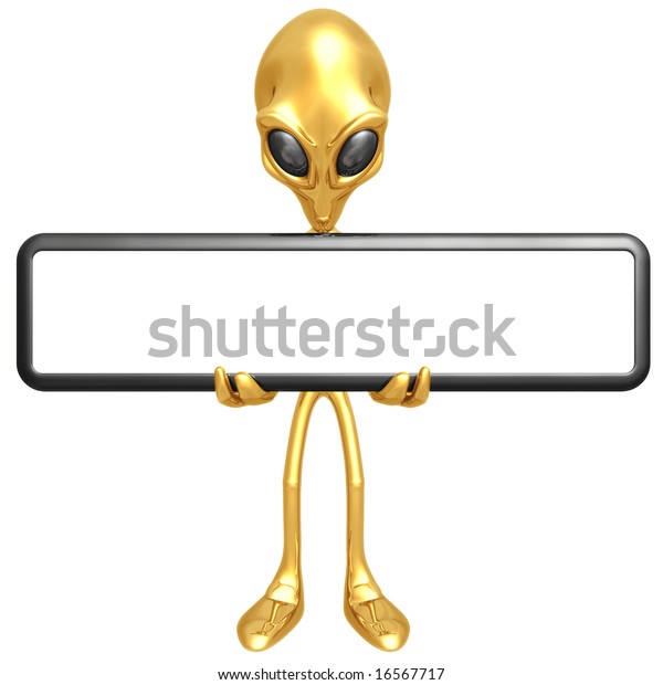Alien Blank Sign Stock Illustration 16567717 | Shutterstock