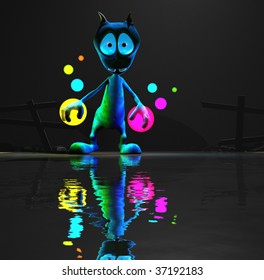 Alien Colorful Magic Stock Illustration 37192183 | Shutterstock