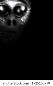 Alien Face 3d Render Illustration Stock Illustration 1725155779 ...