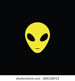 Alien Head Icon Stock Vector (Royalty Free) 538958056 | Shutterstock