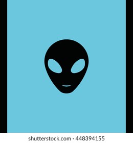 Alien Head Icon Stock Illustration 402384364