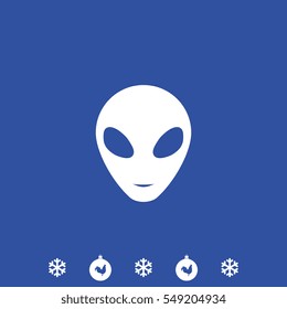 Alien Head Icon Stock Illustration 549204934 | Shutterstock