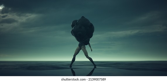 Alien Mind Control Body Snatcher Outer Stock Illustration 2139007589 ...
