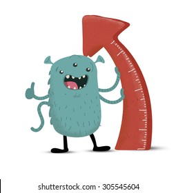 Alien Monster Arrow Stock Illustration 305545604 | Shutterstock