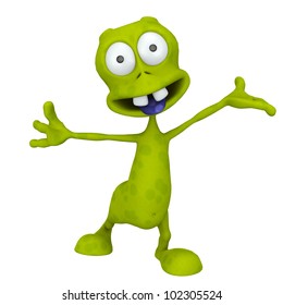 Alien Cartoon Come On Give Me 库存插图 104685500 | Shutterstock