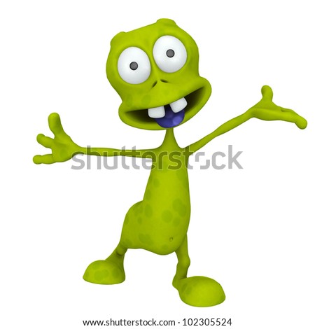 ALIEN OPEN ARMS Stock Illustration 102305524 - Shutterstock