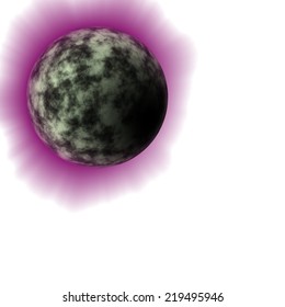Alien Planet Far Away Outer Space Stock Illustration 219495946 ...