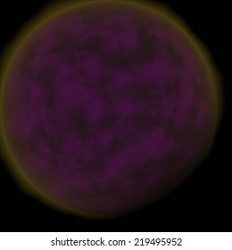 Alien Planet Far Away Outer Space Stock Illustration 219495952 ...