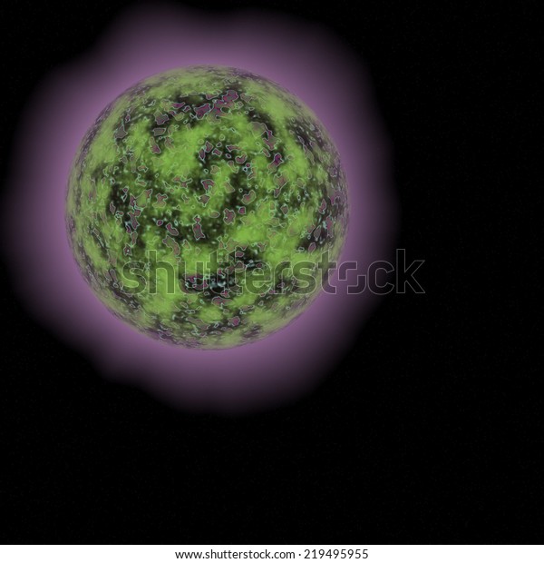 Alien Planet Far Away Outer Space Stock Illustration 219495955 ...