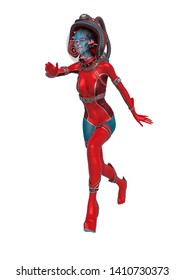Alien Queen Red Sci Fi Outfit 스톡 일러스트 1410730352 | Shutterstock