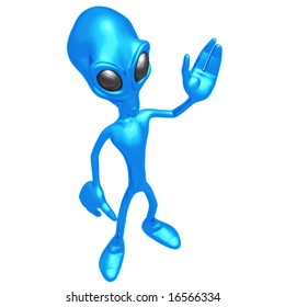 Alien Waving Stock Illustration 16566334 | Shutterstock