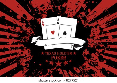 Playing Cards Insignia Playing Cards Banner Stock Vector (Royalty Free ...