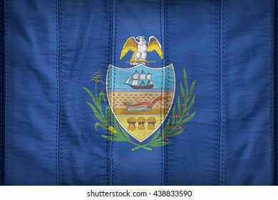 Allegheny County Pennsylvania Flag On Fabric Stockfoto 291894467 ...