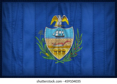 Allegheny County Flag Pattern On Synthetic Stock Illustration 526632580 ...