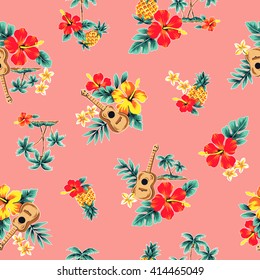 Aloha Shirt Pattern Stock Illustration 414465049 | Shutterstock