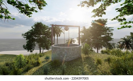 Alone Empty Space Liminal Space 3d Stock Illustration 2204397005 ...
