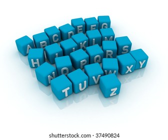Alphabet Boxes Stock Illustration 37490824 | Shutterstock