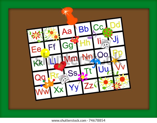 Alphabet Chart Stock Illustration 74678854 | Shutterstock