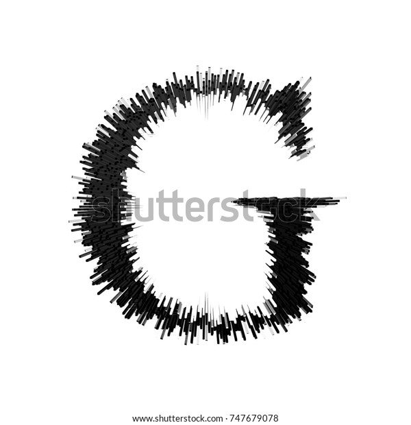 Alphabet Letter G Depth Effect 3d Stock Illustration 747679078 ...