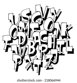Alphabet Letters Stock Illustration 218066944 | Shutterstock