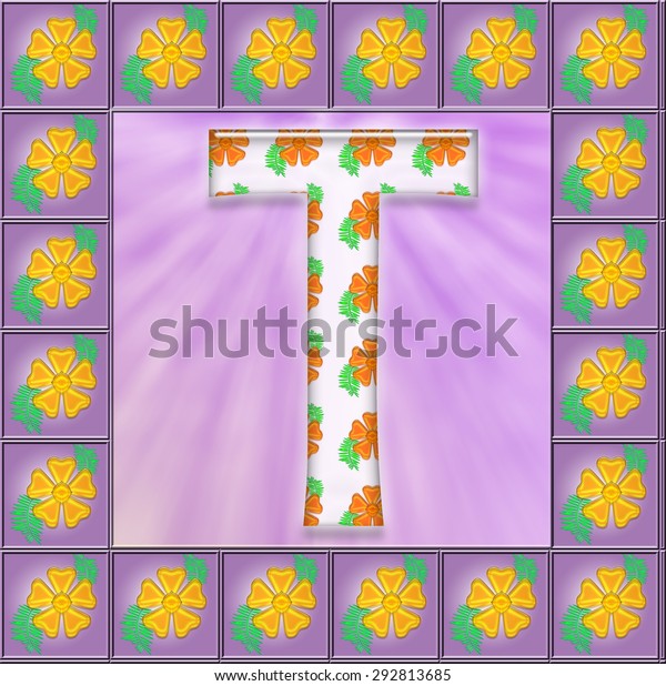 Alphabet T Stock Illustration 292813685 | Shutterstock