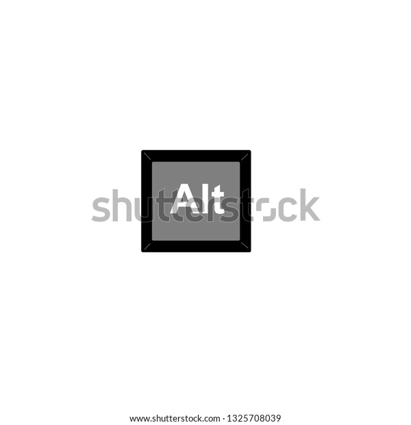 Alt Button Keyboard Stock Illustration 1325708039 | Shutterstock