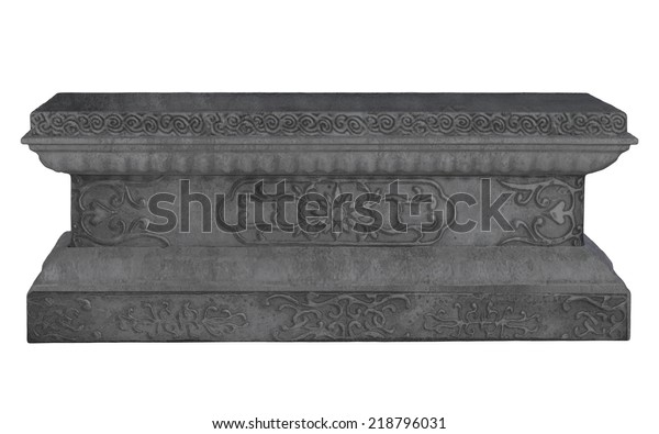 Altar Made Stone Stock Illustration 218796031