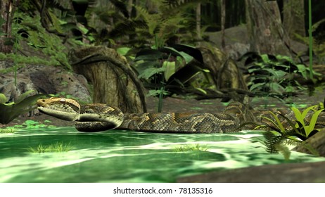 Amazon Python Water Stock Illustration 78135316 | Shutterstock