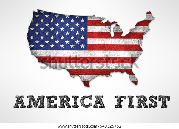 America First Stock Illustration 549326752
