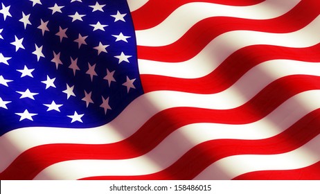 American Flag Flowing Stock Vector (Royalty Free) 59410309 | Shutterstock