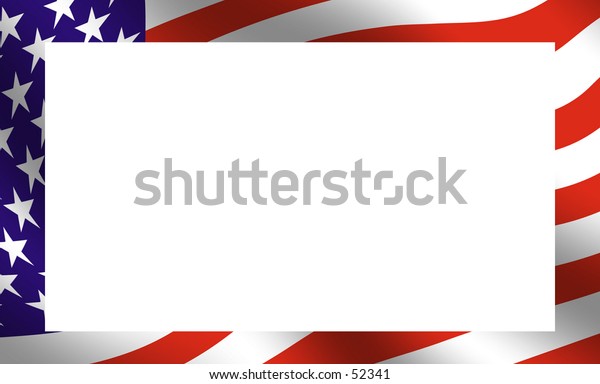 American Frame Stock Illustration 52341
