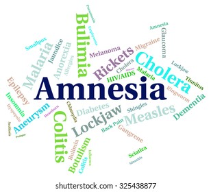 Amnesia Illness Indicating Loss Memory Memory Stock Illustration ...