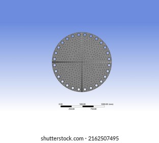 Analysis Bolted Flange Hydrostatic Test Stock Illustration 2162507495 ...