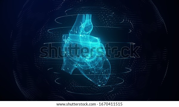 Anatomically Correct Blue Digital Human Heart Stock Illustration ... Anatomically Correct Blue Digital Human Heart Stock Illustration ...