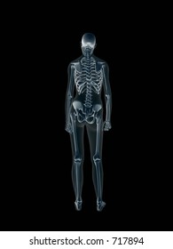 Anatomically Correct Xray Xray Human Female Stock Illustration 717894 ...
