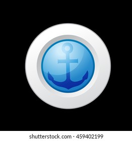 Anchor Button Stock Illustration 459402199 | Shutterstock