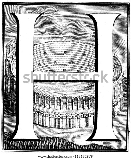 Ancient Drop Cap Stock Illustration 118182979 | Shutterstock