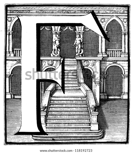 Ancient Drop Cap Stock Illustration 118192723 | Shutterstock