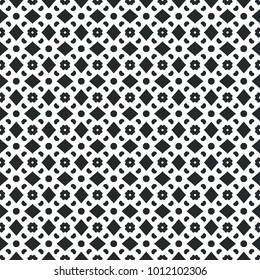 Seamless Monochrome Rounded Square Pattern Stock Vector (Royalty Free ...