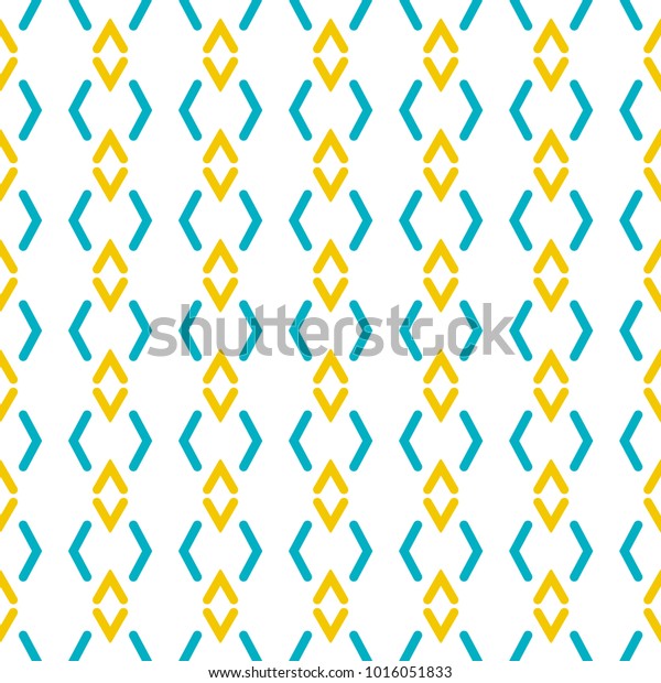 Ancient Geometric Pattern Repeat Fabric Print Stock Illustration ...