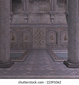 Ancient Spa Stock Illustration 22391062 | Shutterstock