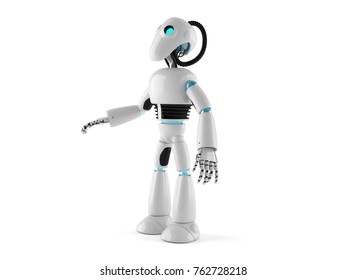 Android Isolated On White Background 3d Stock Illustration 762728218 ...