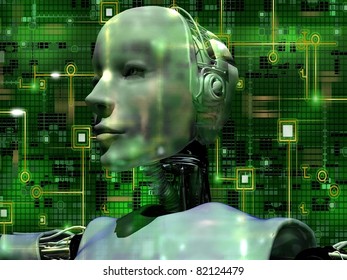 3,307 Artificial intelligence lady Images, Stock Photos & Vectors ...