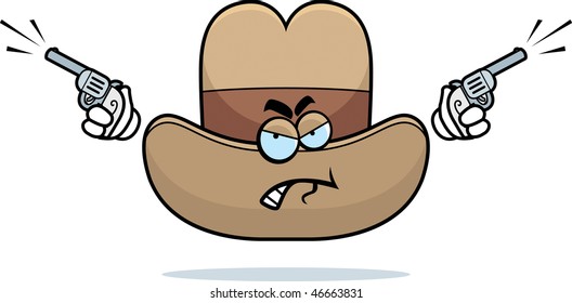 Angry Cowboy Hat Stock Illustration 46663831 | Shutterstock