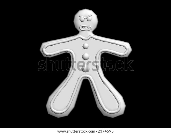 Angry Gingerbread Man Stock Illustration 2374595 | Shutterstock