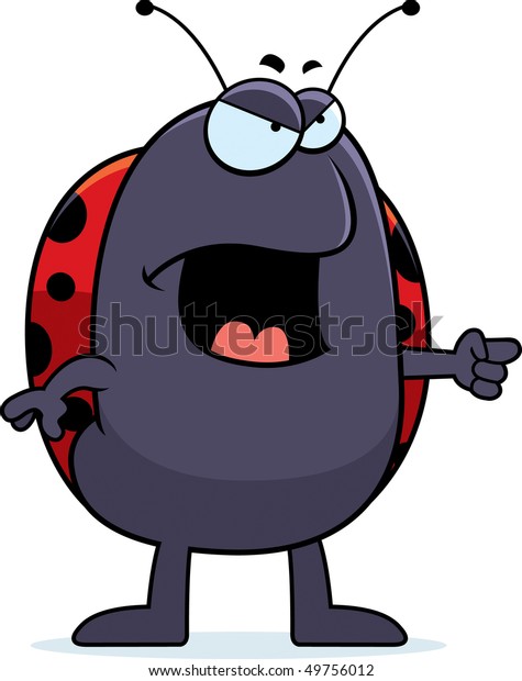 Angry Ladybug Stock Illustration 49756012 | Shutterstock