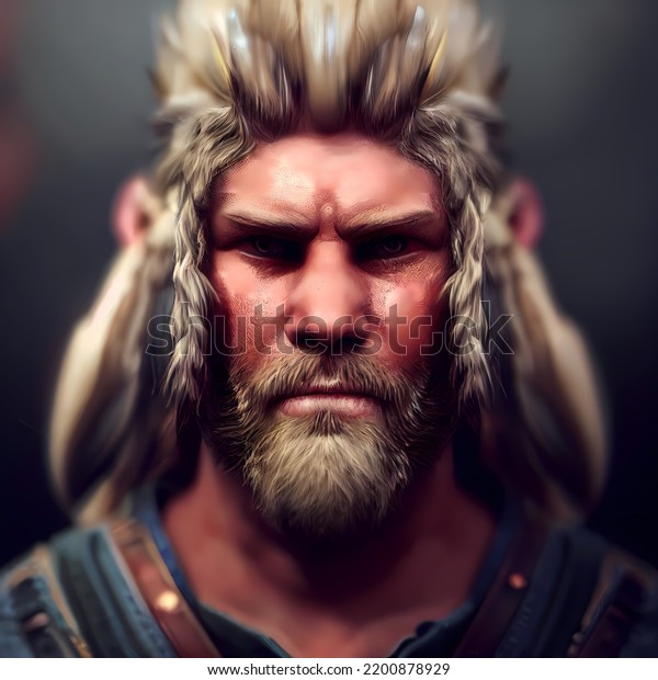 Angry Viking Ready War Stock Illustration 2200878929 | Shutterstock