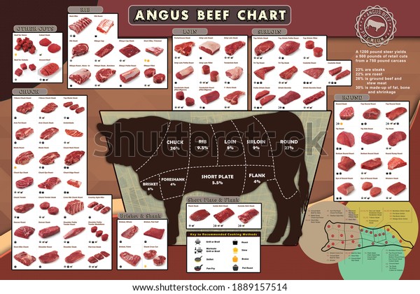 95 Angus beef chart 이미지, 스톡 사진 및 벡터 | Shutterstock